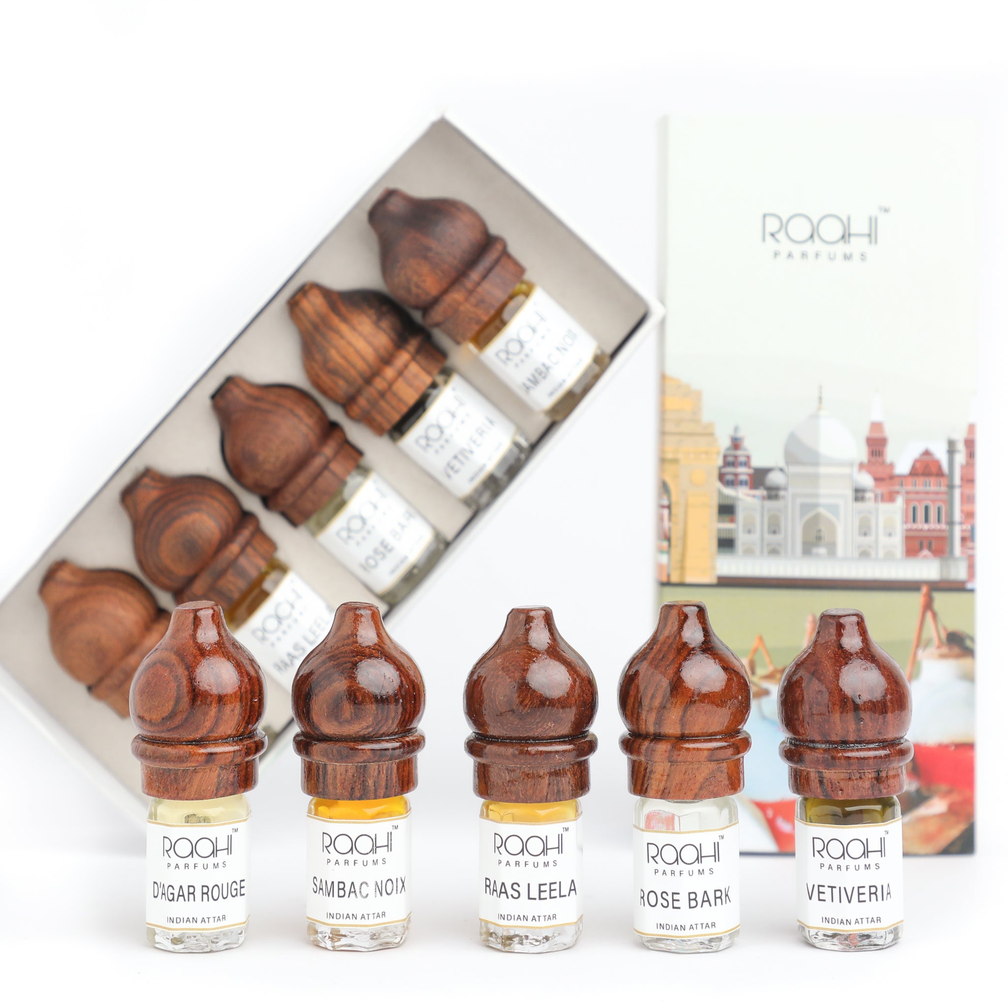 Modern Attars | Discovery Set | 5 Fragrance | Handcrafted in Kannauj ...